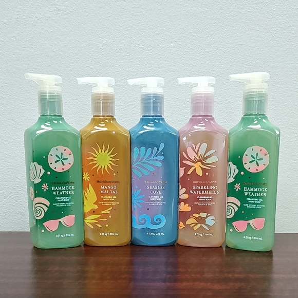 Bath & Body Works | Bath & Body | Bath Body Works 5 Piece Summer Iii Cleansing Gel Hand Soap ...